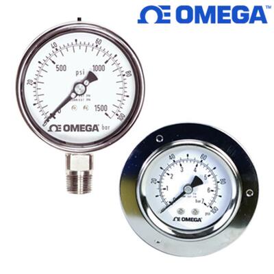 奥米佳压力表PGM-100L-1000PSI/70BAR,PGM-100L-2000PSI/140BAR