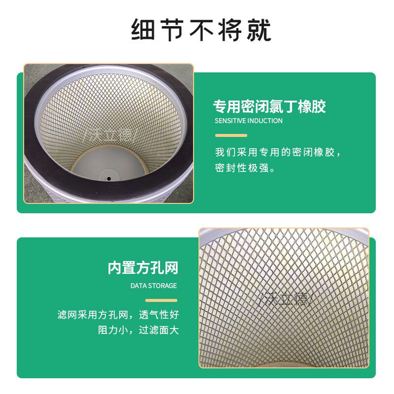 油雾分离滤芯玻璃纤维滤芯数控机床离心机工业烟雾净化收集器滤筒
