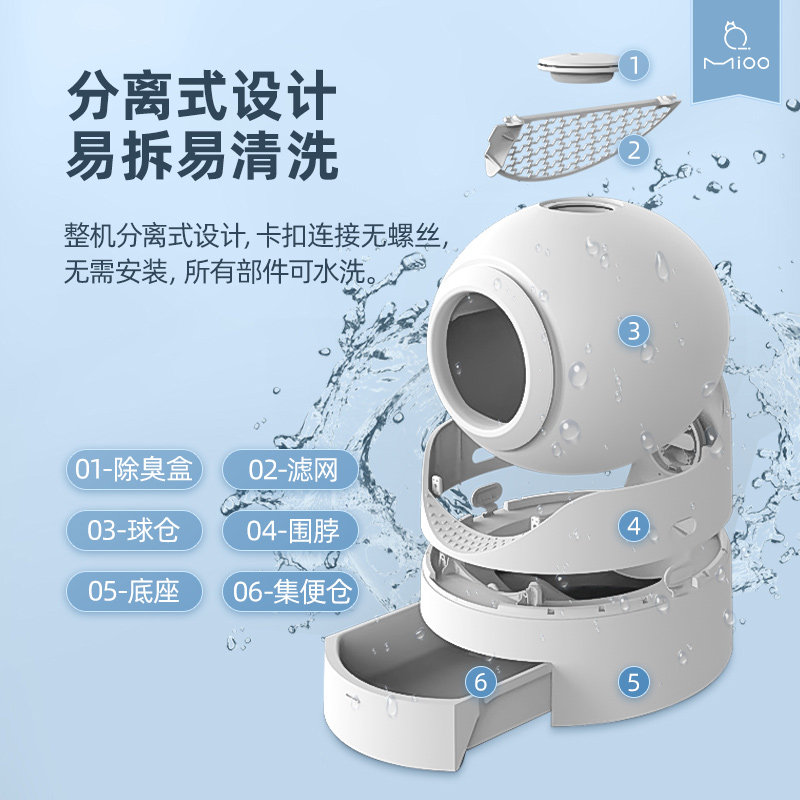 半自动智能猫砂盆全半封闭式猫厕所防臭带砂外溅屎盆猫咪用品大全