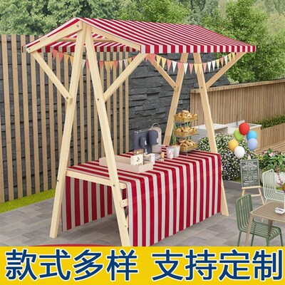 地摊车展示架促销展示台摆摊桌移动可折叠市集夜市花车集市摊位架