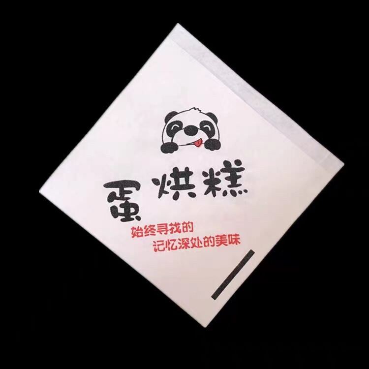 蛋烘糕纸袋打包袋纸盒蛋烘糕防油纸袋小吃袋随手包装纸