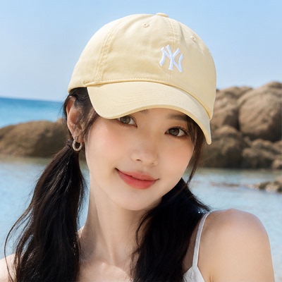 MLB26春夏新款时尚简约百搭刺绣小标男女情侣休闲棒球帽3ACPVV14N