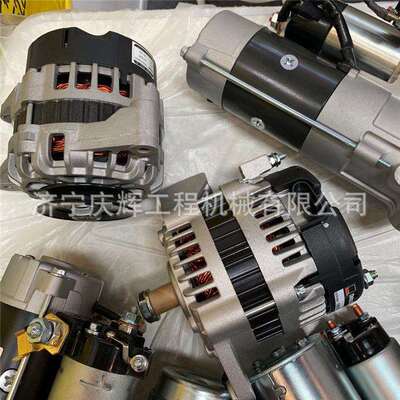 斯太尔WD615 发动机QDJ2800M起动机 水泵 增压器 发电机 启动马达