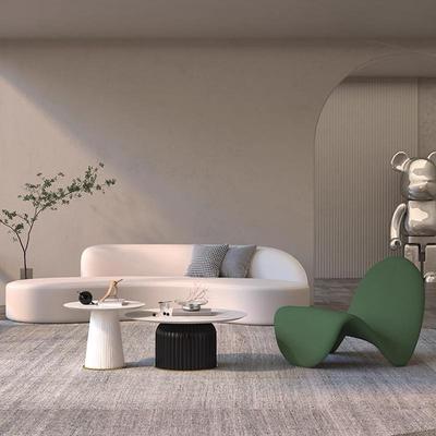 弧形沙发小户型服装店铺美容院酒店大堂售楼处洽谈休息区接待沙发