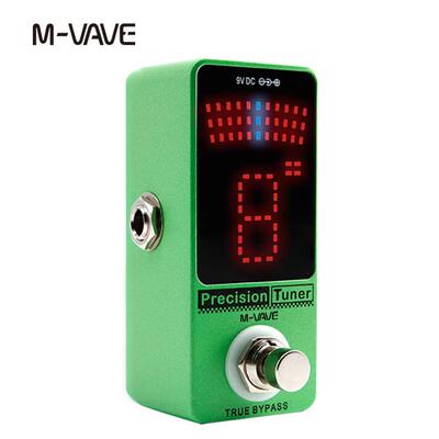 M-VAVE大屏调音表单块效果器Tuner Polytune吉他贝斯司调音校音器