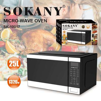 SOKANY10017电烤箱智能平板微波炉家用迷你光波炉烤箱蒸烤一体机