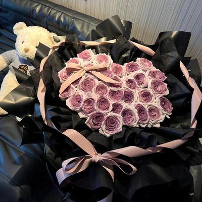 永生花玫瑰花束香皂花感送女生朋友闺蜜妈妈情人节生日礼