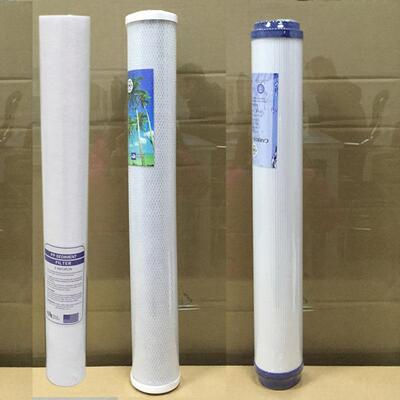 Water Filter Element 三级过滤净水滤芯耗材PP棉滤芯活性炭滤芯
