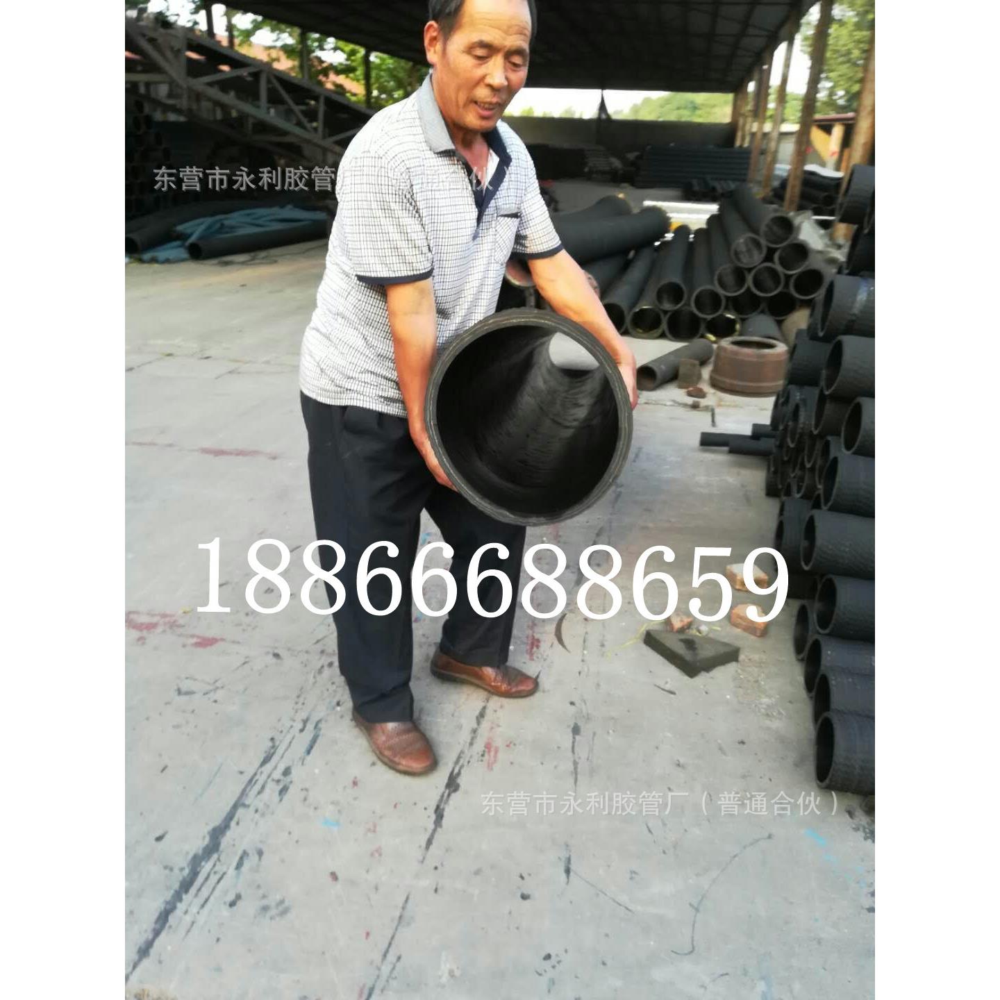 挖泥船吸沙排水大口径胶管抽泥浆橡胶管耐磨橡胶钢丝吸沙胶管