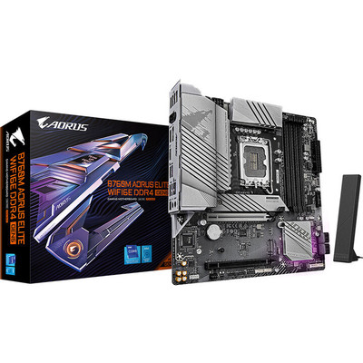 技嘉B760M AORUS ELITE WIFI6E DDR4 GEN5主板适用CPU 14600KF