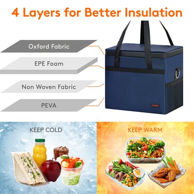 25L Large Lunch Bag waterproof Insulated Cooler Bag cold box