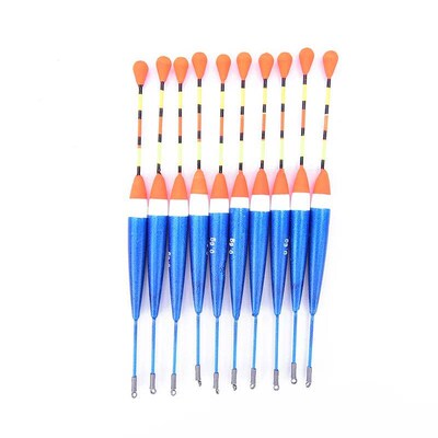 10Pcs/Lot Fishing Floats Set Buoy Bobber Fishing Light  Floa