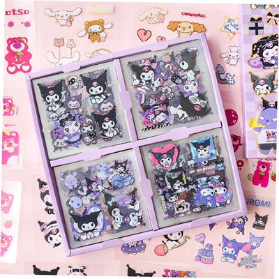 sanrio  sticker cinnamoroll kuromi stickers bear cute贴纸pvc