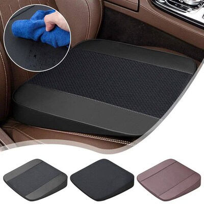 Car Seats Cushion Ice Silk Slant Elevating Pad Increase Seat