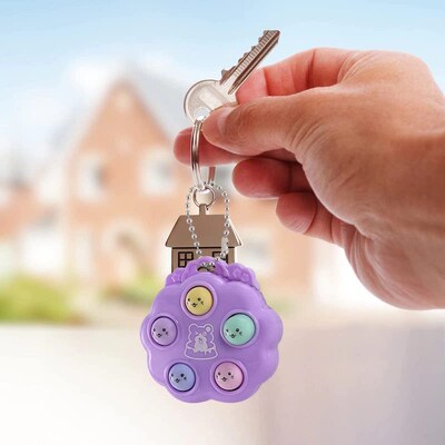 Kawaii Fidget Toys Whack a mole keychains Decompression Chil