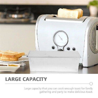 Toast Box Bread Pan with Lid Baking Loaf Household Aluminum