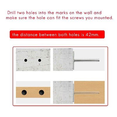 6Pcs 3-Inch Invisible Floating Shelf Brackets, Hidden