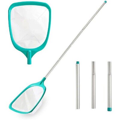 Pool Skimmer Net with 3 Aluminum Alloy Pole Sections