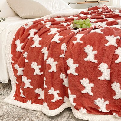 Fleece Blanket Coral Bed Blankets Fuzzy Soft Flannel Sheets