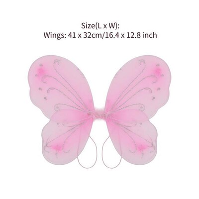 Fairy Wings Elf Angel Butterfly Shape Wings for Halloween Co