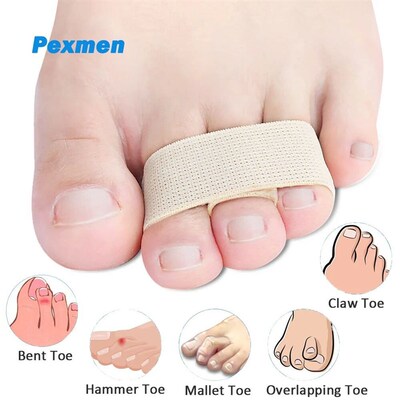 Pexmen 1/2/5Pcs Hammer Toe Straightener Toe Splints Bandages