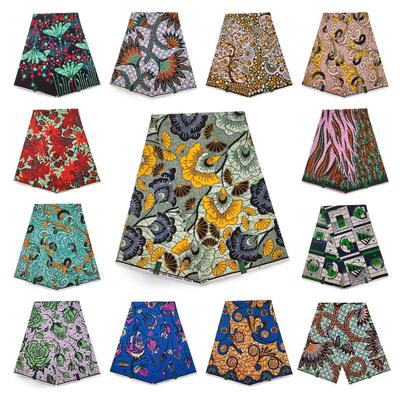 100%棉非洲蜡染布african holland wax传统非洲连衣裙面料花布