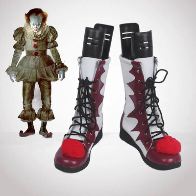 Stephen King S It Pennywise Sepatu Topeng Cosplay Boot Badu