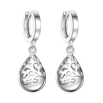 ndy Opal Stone Flower Sterling Silver Ladies Stud Earrin