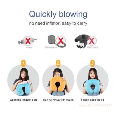Cute Cartoon INS Style Travel Neck Pillow U-Shaped Panda Rai