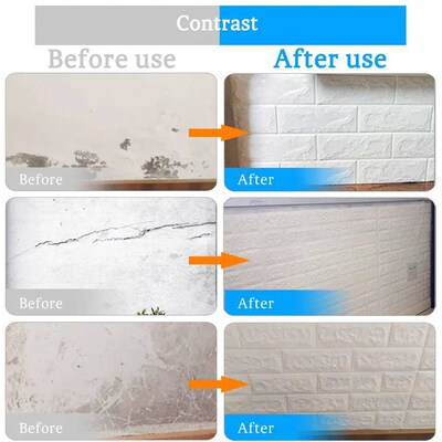 70cmx1/5/10m 3D Wallpaper Decoration Self-adhesive Antique F