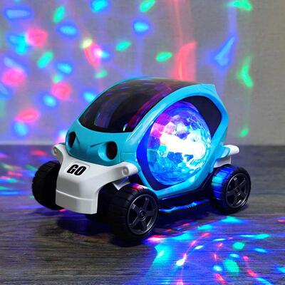 Cool Electric Steering Model Music Lights Dazzling Toy Car