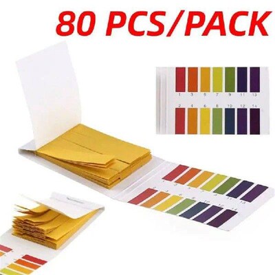 80pcs/pack PH Test Paper Professional 1-14 PH Litmus Paper