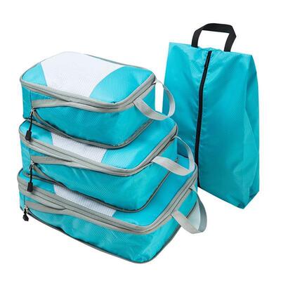 Extensible Packing Mesh Bags for Clothing Underwear Shoes