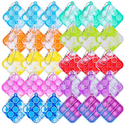 20/30/95Pcs Mini Squeeze Rainbow Stress Relief Sensory Hand
