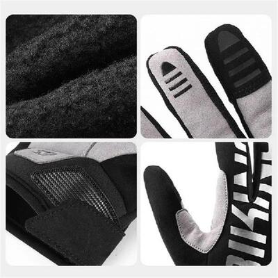 Cold Weather Biking Gloves Touchscreen Motorcycle Mittens