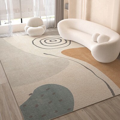 Fluffy Area Rugs for Bedroom Shaggy Floor Mat Carpet 地毯垫1