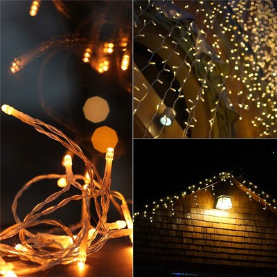 Christmas Decorations For Home Outdoor LED Curtain Icicle St