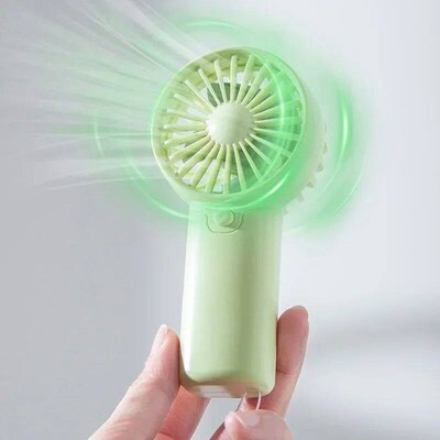 Cute Mini Fan Portable Handheld Fan Lightweight Handy Fan Po