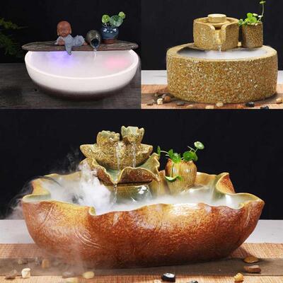 New 12 LED 20mm Mist Maker Misting Fogger Fog Water Fountain