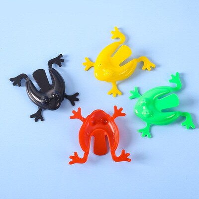 Bouncing Frog Plastic Jump Frog Desk ToyBouncing Frog Jump F