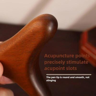 1 PCS Neck Foot Sandalwood Trigger Point Massage Gua Sha Too