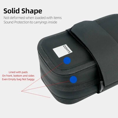 Bicycle Saddle Bag Rain Proof  Rear Seat Tube Pannier Reflec