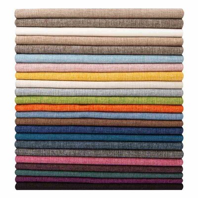 Solid color burlap DIY hand-made burlap linen jute fabric