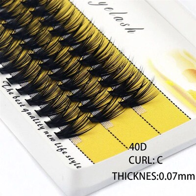 60 bundles/box 20/30D Individual Cluster Eyelash Extension N