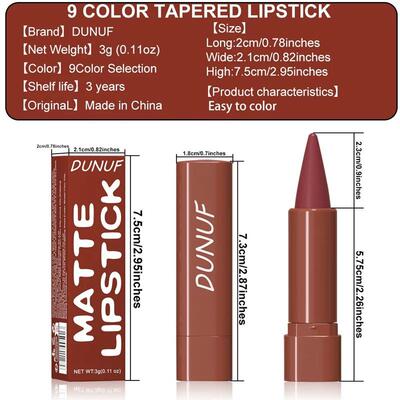 Gradient Lip Liner Pen with Matte Velvet Finish Smooth Appli