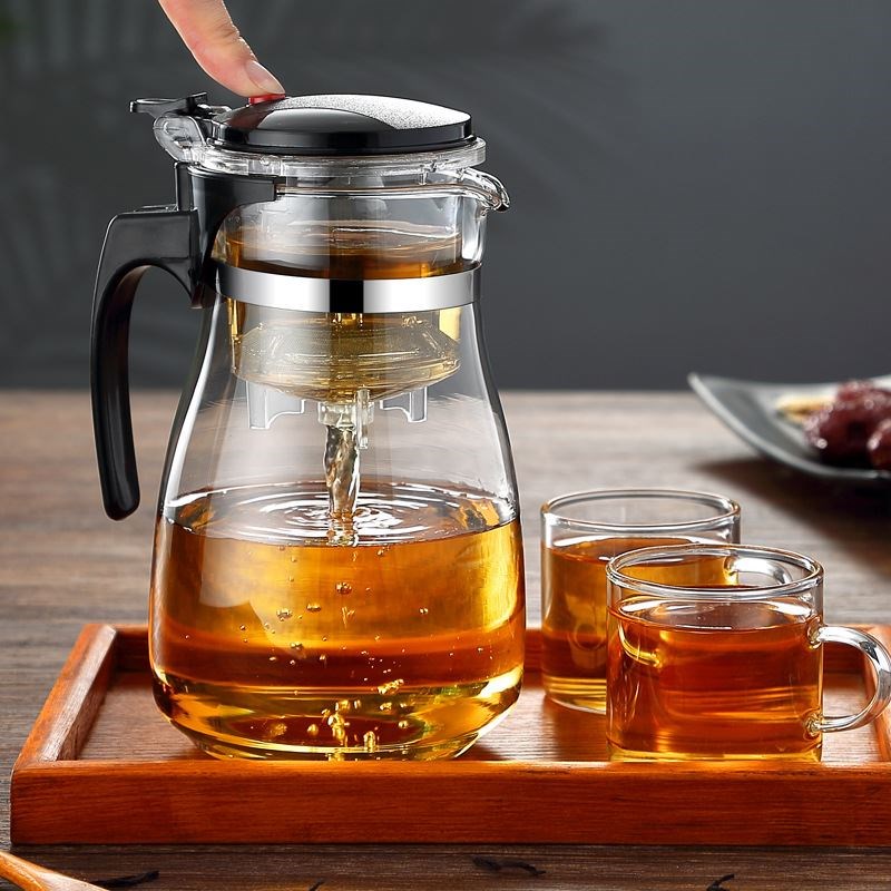 Tea Pots Heat Resistant Glass Tea Pot Tea Infuser Chinese Ku
