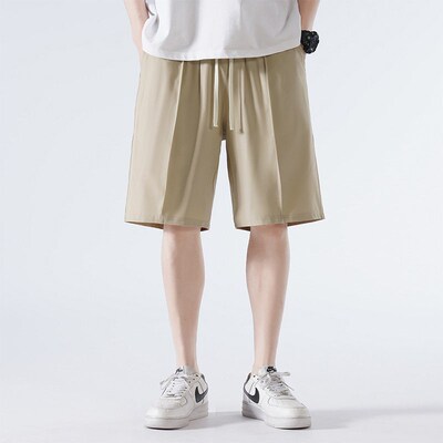 Ice Silk Shorts Mens Summer Thin Straight Loose Dose Mens