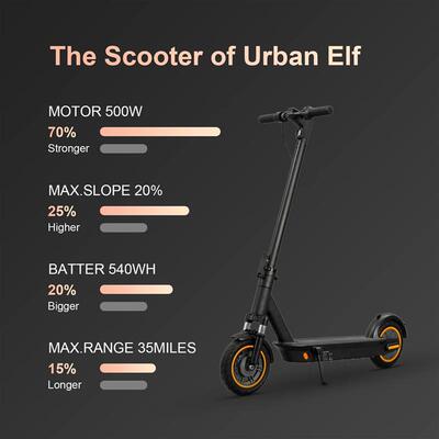 G30 36v 500w Electric Scooter Moped 21MPH 37.5 Miles 10 Inch