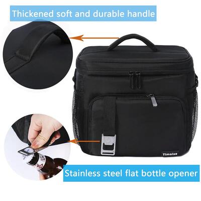 Insulated Car Portable Lunch Bag For Women Men Cooler Reusab