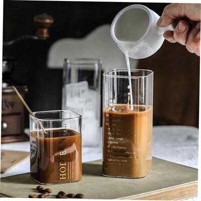 Glass Double Walled Heat Insulated Tea Cup coffee mug